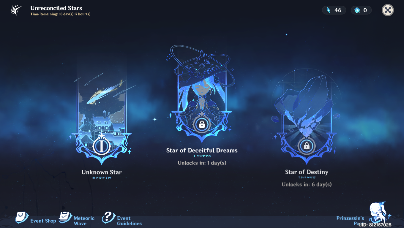 Panduan Event Genshin Impact Unreconciled Stars - Unknown Star - IndoGamers