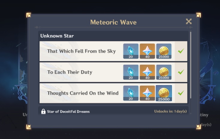 Panduan Event Genshin Impact Unreconciled Stars - Unknown Star - IndoGamers