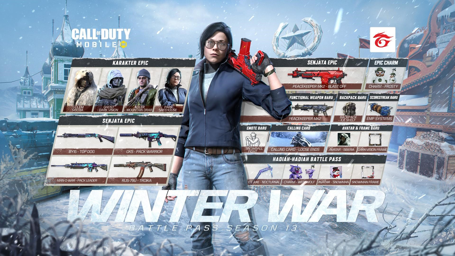 Winter War Hadir Dalam Battle Pass Season 13 Call of Duty Mobile ...