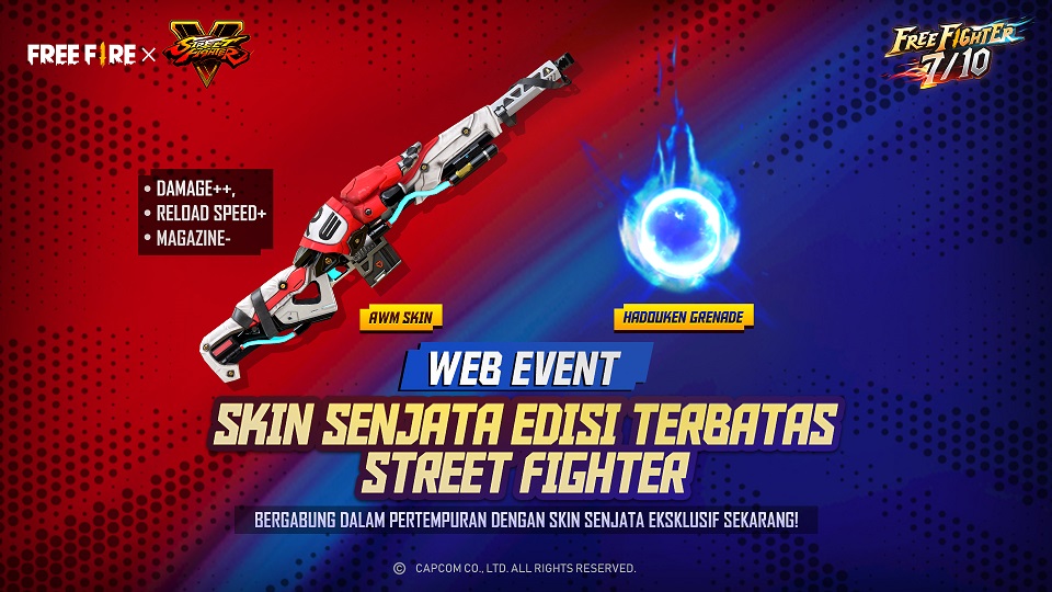 Event Kolaborasi Free Fire Dan Street Fighter V Resmi Dimulai Hari Ini ...