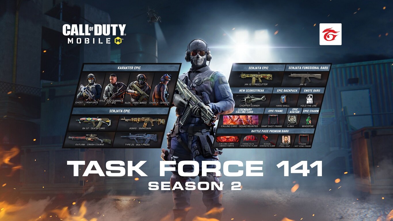 Battle Pass Season 2 CODM Task Force 141 Telah Rilis Hari Ini - IndoGamers