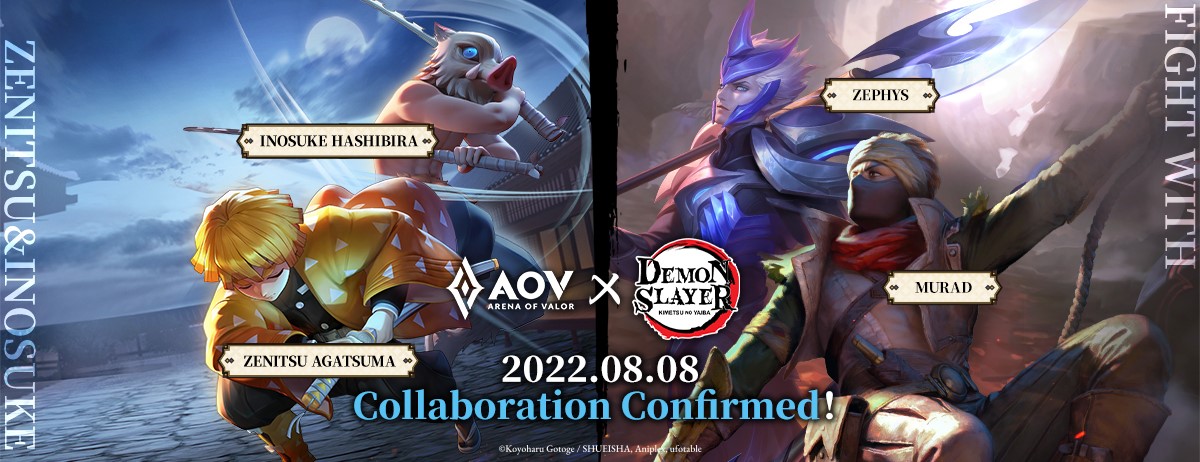 Kolaborasi Kedua AOV x Demon Slayer Hadirkan Skin Zenitsu Agatsuma dan ...