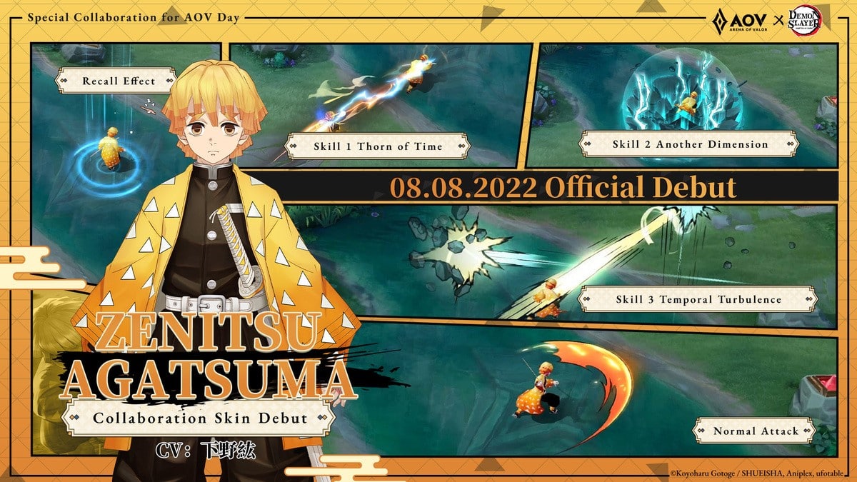 Hari Ini, Skin Eksklusif Kolaborasi Zenitsu Agatsuma dan Inosuke ...