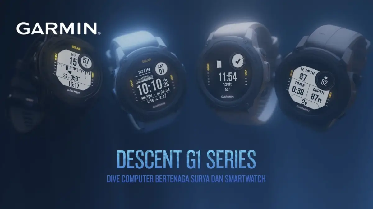 Spesifikasi, Harga dan Fitur Garmin Descent G1 Solar Ocean Edition ...