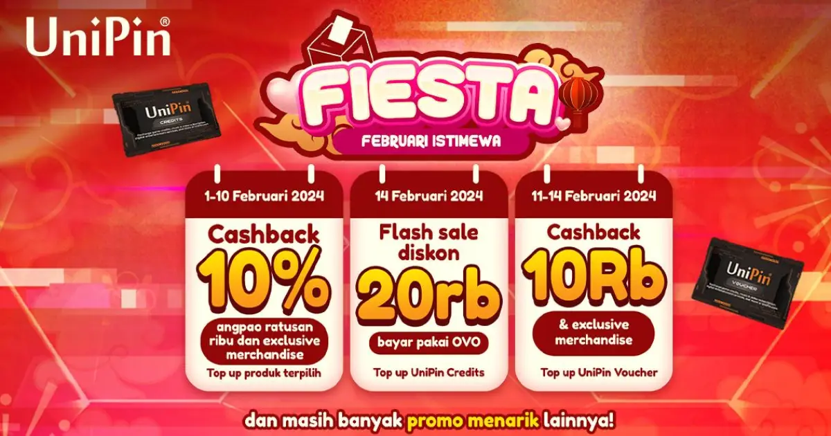 Februari, UniPin Bagi-bagi Angpao Sebulan Penuh - IndoGamers
