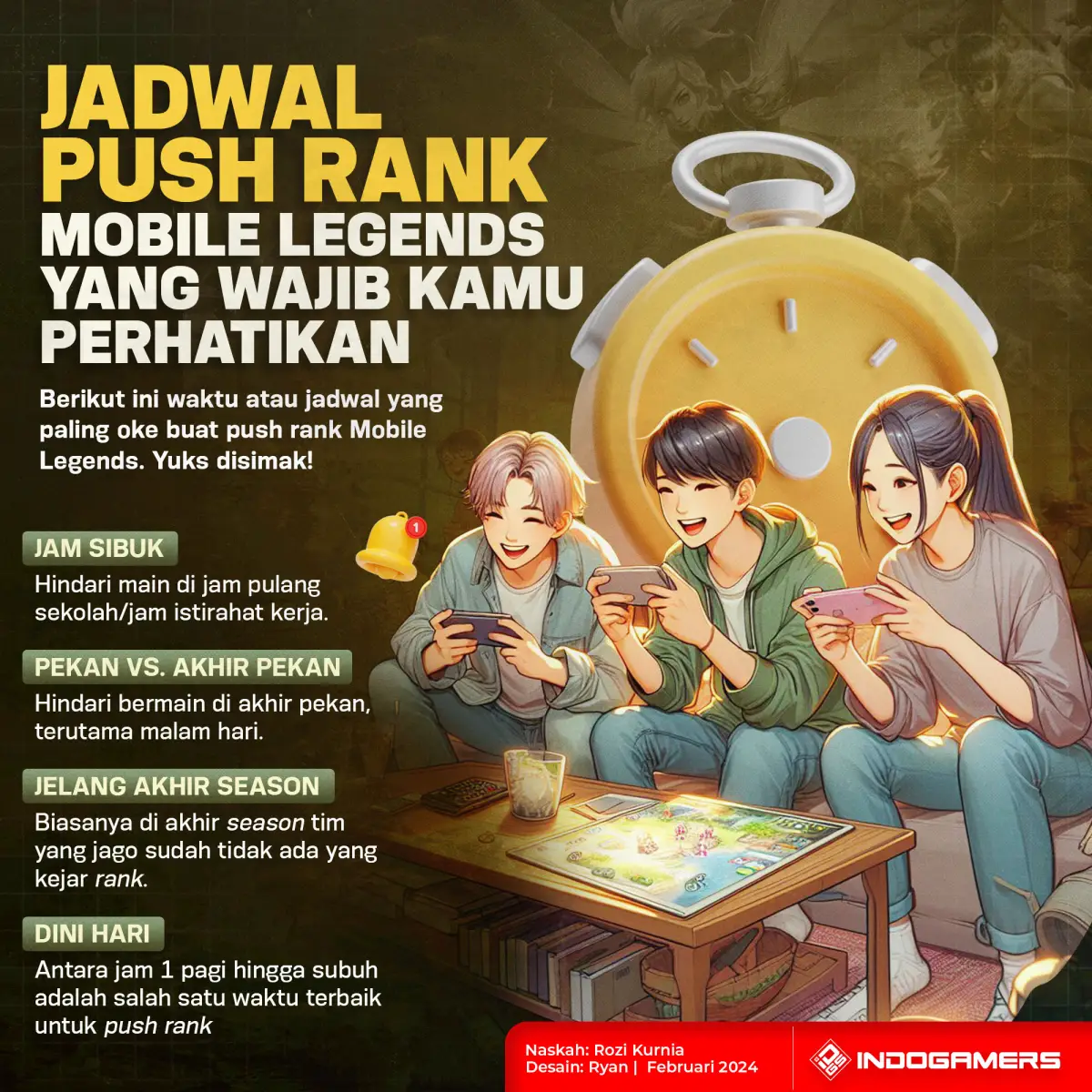 Jadwal Push Rank Mobile Legends yang Wajib Kamu Perhatikan - IndoGamers