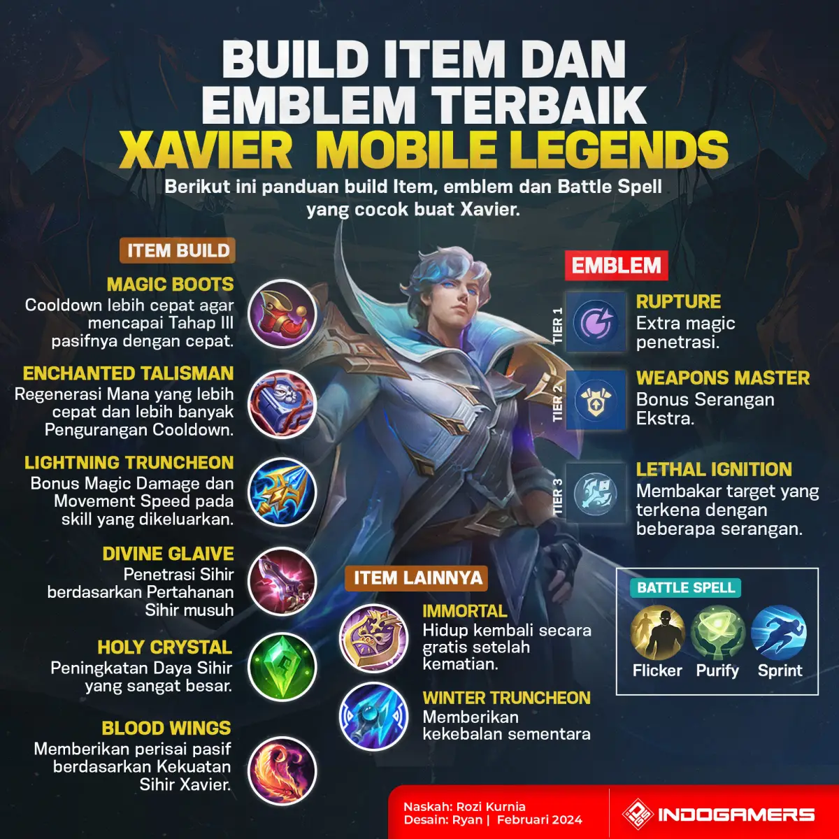 Tips Build Terbaik Hero Xavier Mobile Legends, Bisa Bikin Hero Lawan Kesulitan - IndoGamers