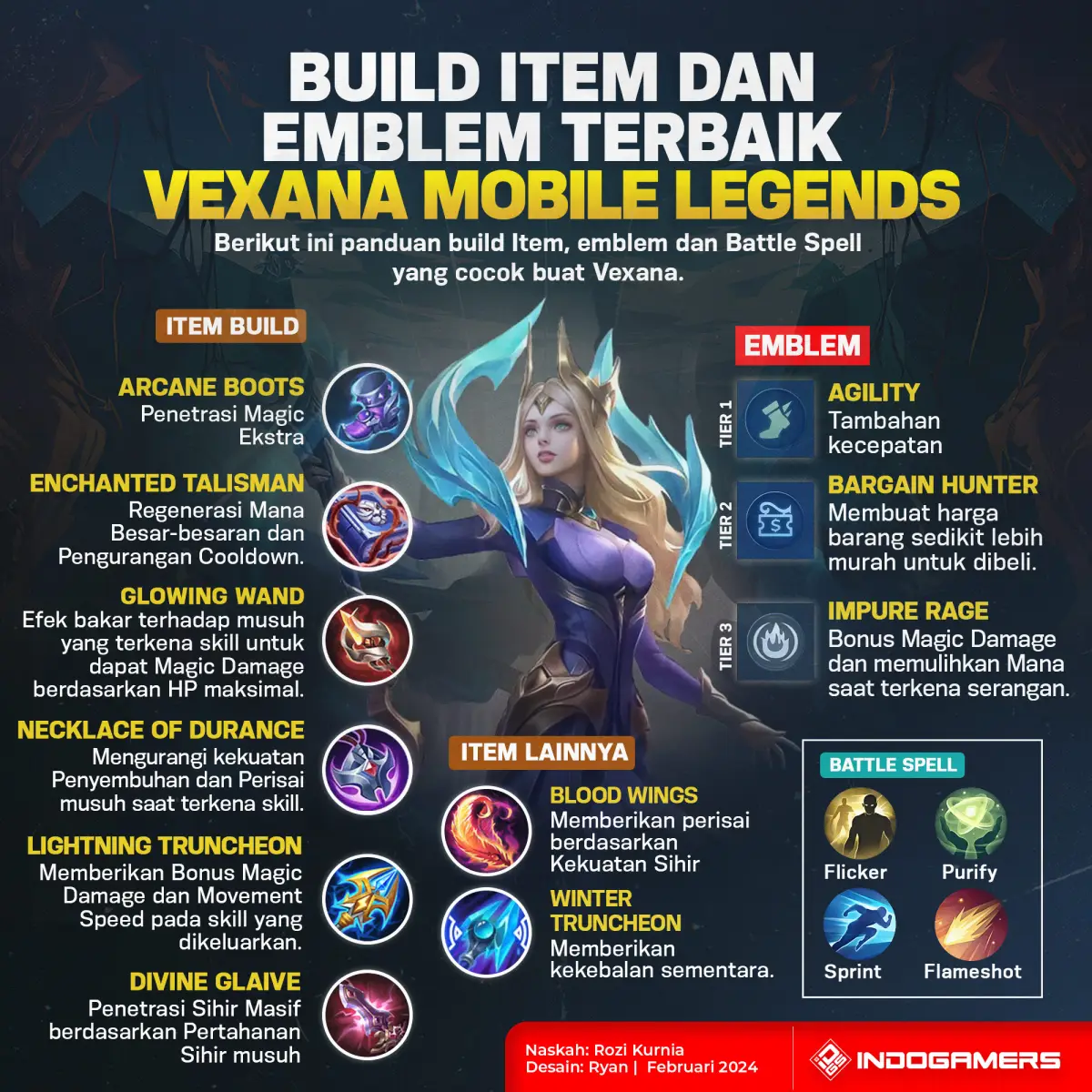 Tips Build Terbaik Hero Vexana Mobile Legends - IndoGamers