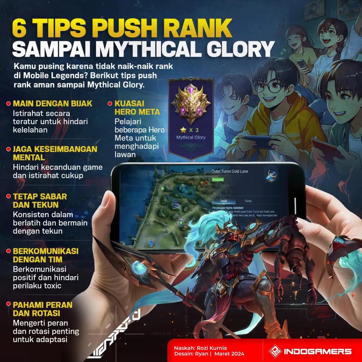 6 Tips Push Rank Sampai Mythical Glory di Mobile Legends - IndoGamers