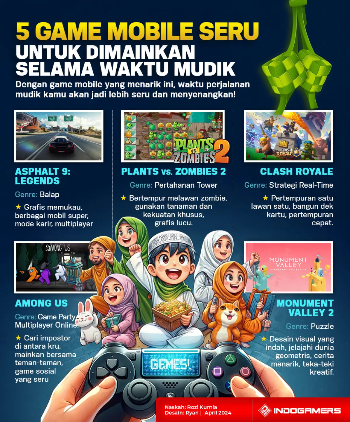 5 Game Mobile Seru untuk Dimainkan Selama Waktu Mudik - IndoGamers