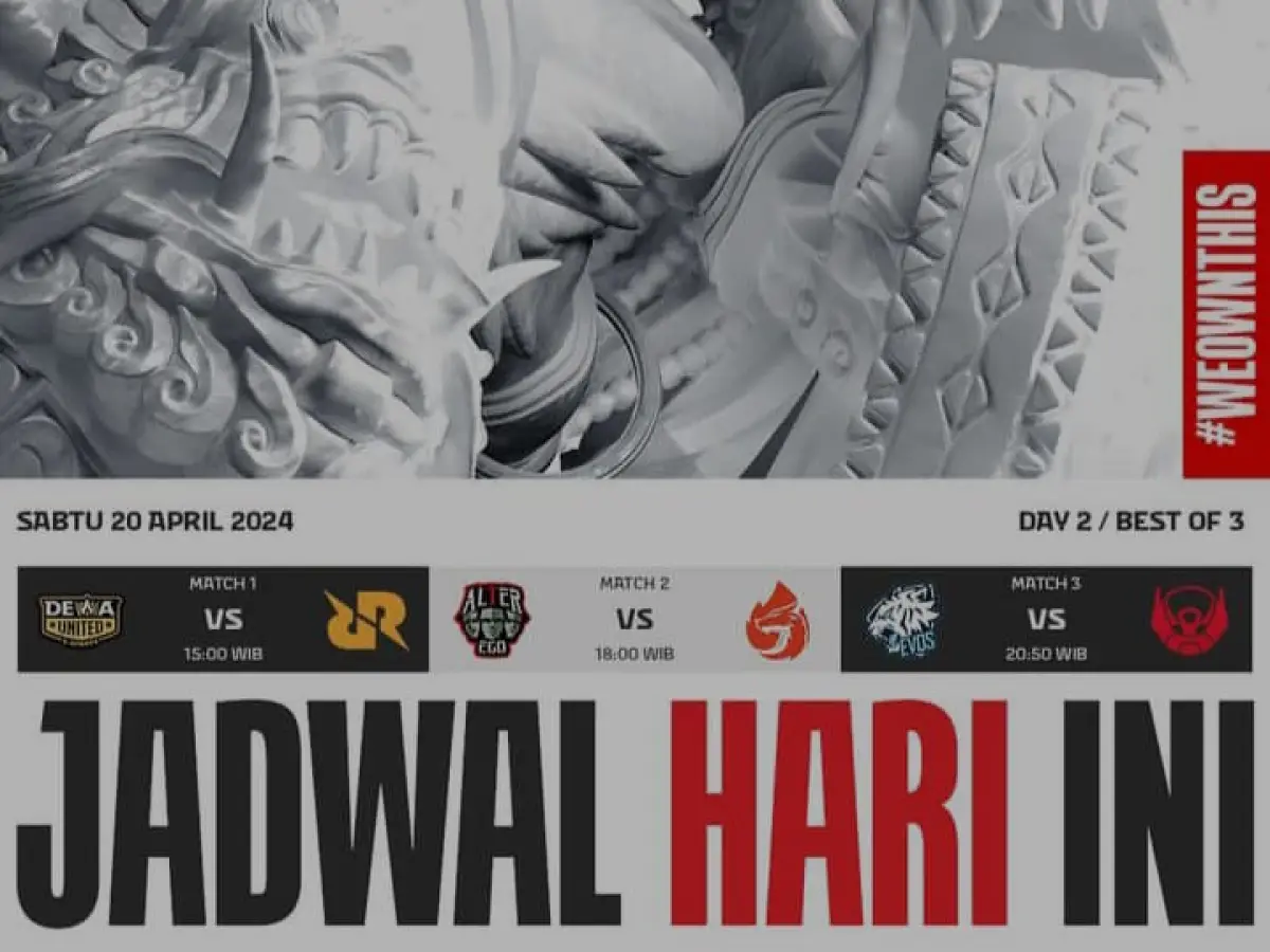 Jadwal MPL Indonesia S13 Hari ini, Sabtu, 20 April 2024, EVOS Glory Bakal Buat Kejutan Lagi ...
