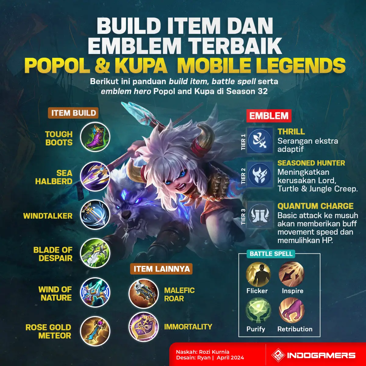Build Terbaik Popol dan Kupa Mobile Legends, Hero Marksman yang ...