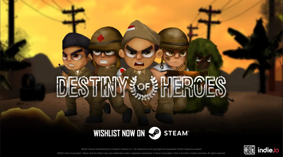 Destiny of Heroes Telah Masuk Wishlist di Steam: Perjuangan Kemerdekaan ...
