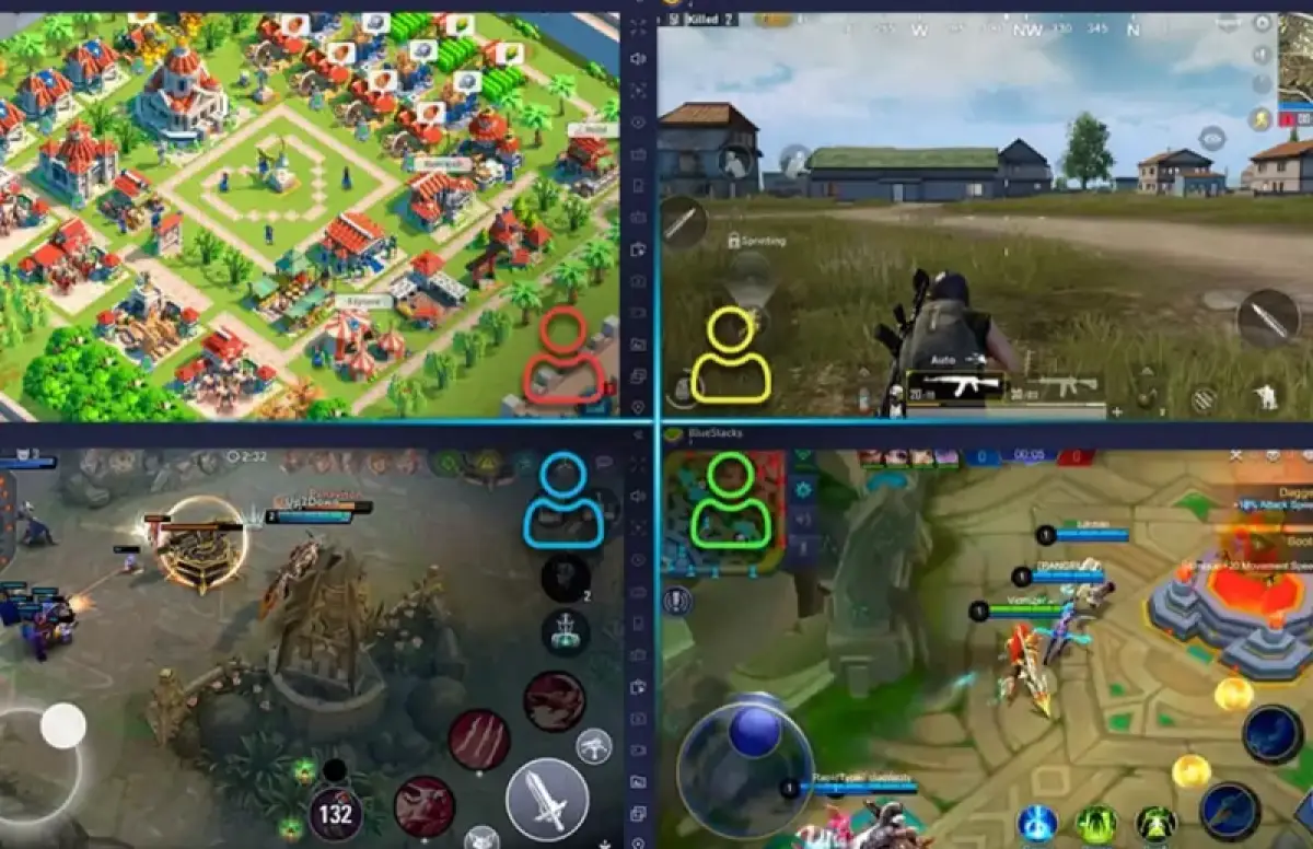 Cara memainkan 4 Game Android Sekaligus di PC Pakai Emulator BlueStack ...
