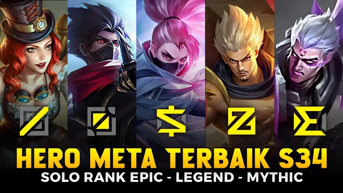 18 Hero Meta Solo Rank Terbaik di Season 34 Mobile Legends – Auto ...