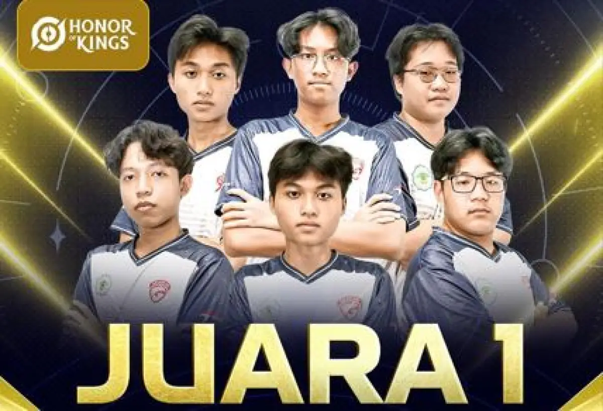 Daftar Juara Honor of Kings Liga Esports Nasional Pelajar 2024, SMK Raden Umar Said Kudus Podium ...