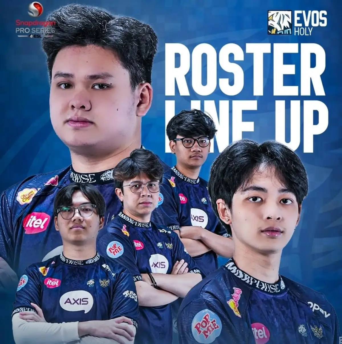 Roster EVOS Holy di Challenge Finals ESL Snapdragon Pro Series Season 6 ...