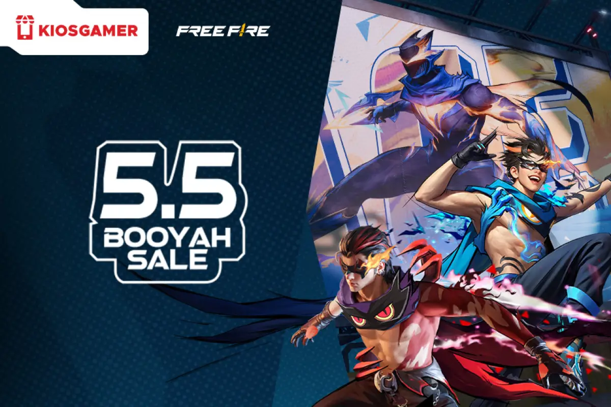 Promo Booyah Sale 5.5, Kiosgamer Hadirkan Diskon Top Up dan Bonus ...