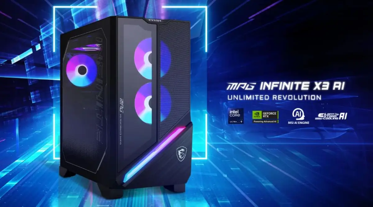 MSI MEG Vision X AI 2nd: Desktop Gaming Futuristik Berotak AI dan ...