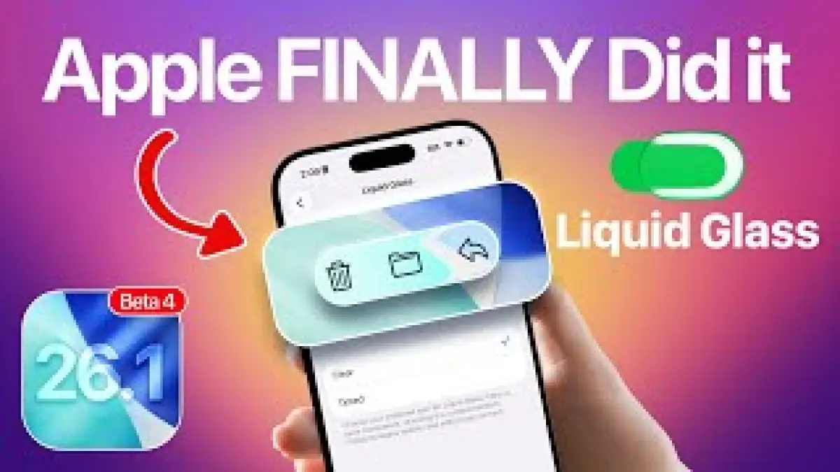 Fitur Liquid Glass Apple Diupdate! Begini Cara Pakai Toggle Baru di iOS ...