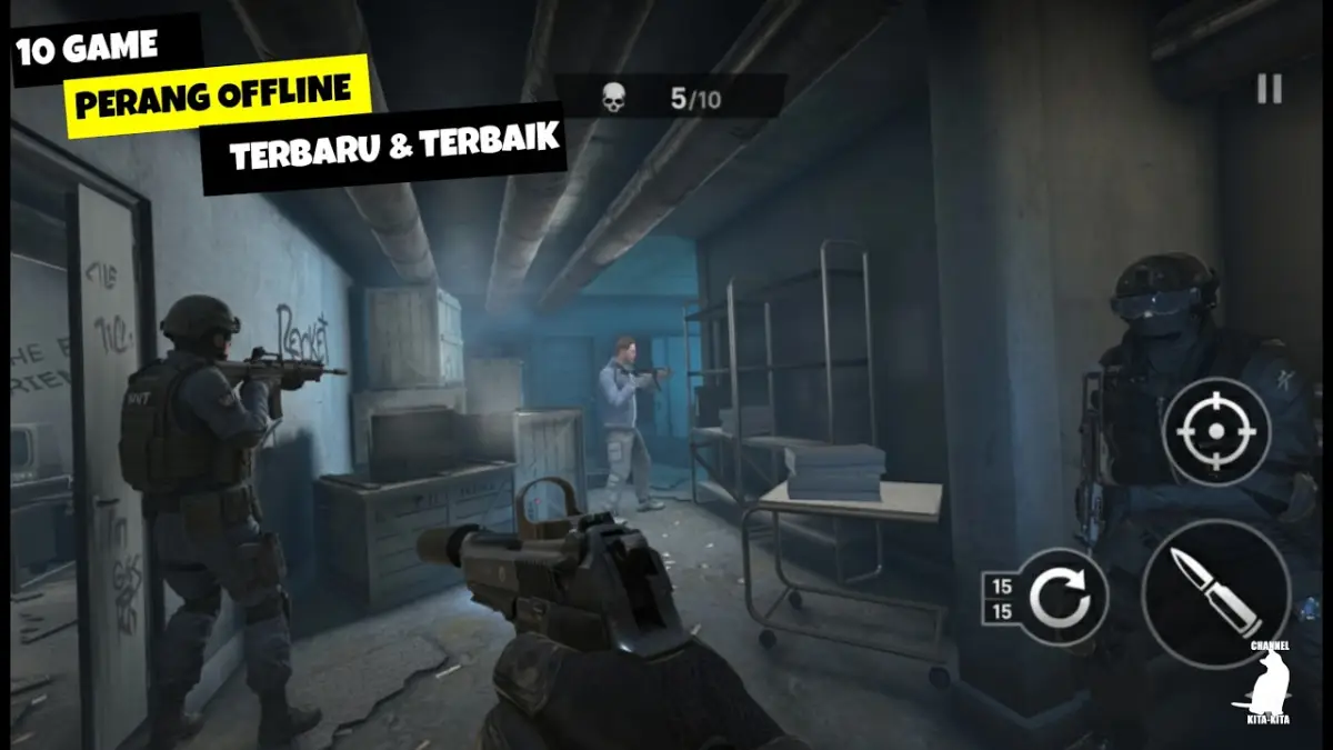 JARANG DIKETAHUI! 10 Game Perang Offline Android Paling Seru (2025-2026) | Ada FPS Lokal Sampai ...