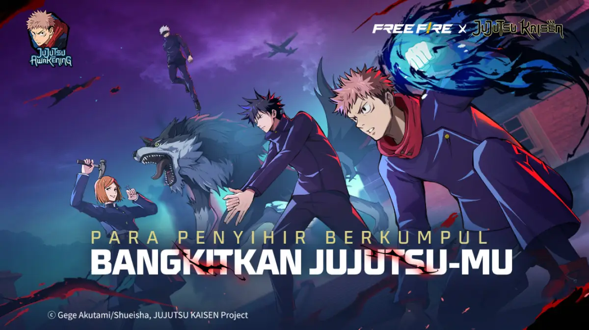 Event Free Fire Jujutsu Kaisen: Cursed Energy, Sekolah Jujutsu Bermuda ...