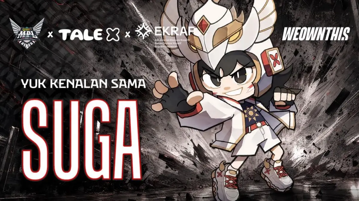 Kolaborasi MPL ID, Tale X, dan Kemenekraf Lahirkan Maskot Suga - IndoGamers