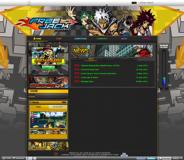 Website Resmi FreeJack Online Indonesia Diluncurkan - IndoGamers