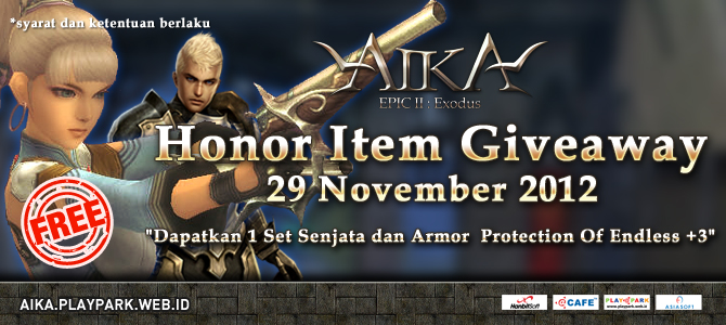 AIKA Bagi-Bagi Item Menarik! - IndoGamers